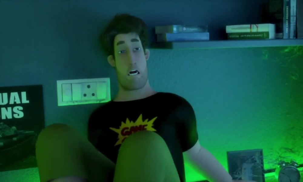 A 3d Disney Pixar style cartoon character and environment animation ...