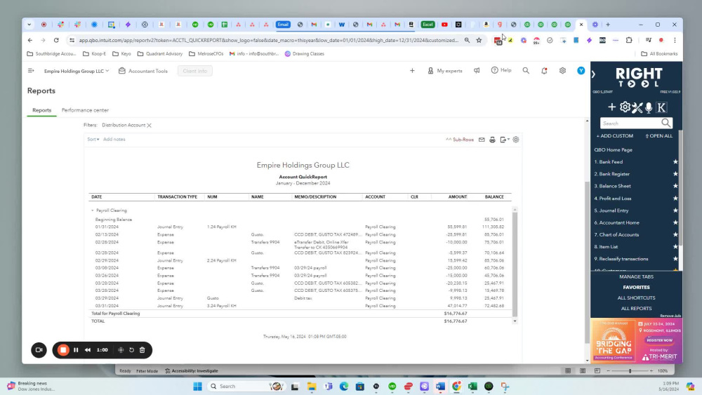 1:1 Quickbooks (QBO) Bookkeeping Training | Upwork