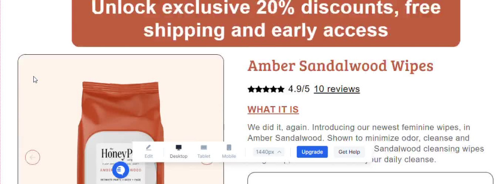 Replo Landing Page Design, Replo Redesign, Product Page | Upwork