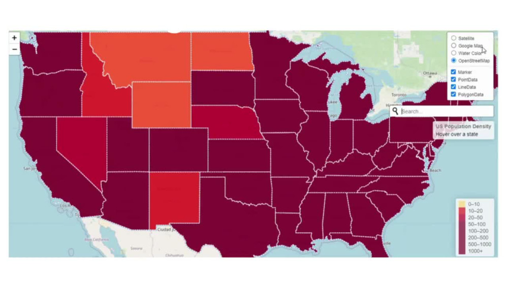 Custom interactive maps with leaflet | Upwork