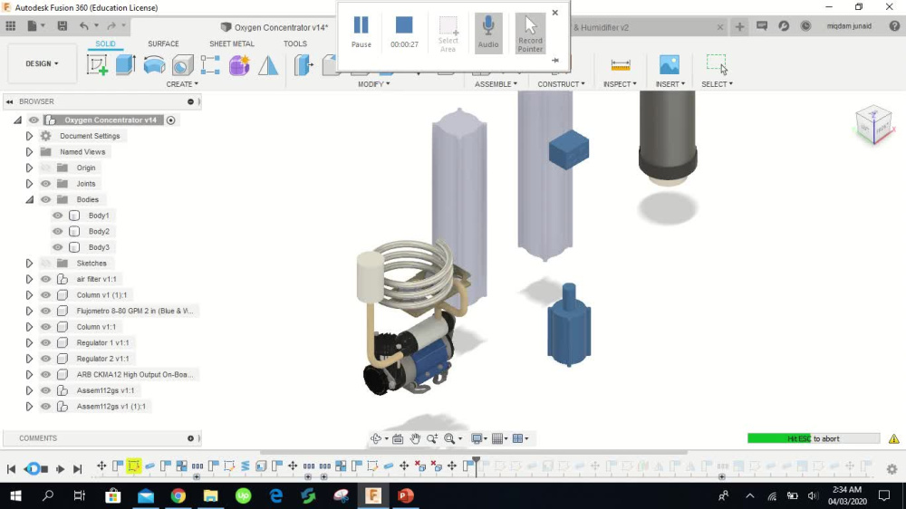 A Mechanical 3d Model Design project with Ansys, cfd & COMSOL Analysis ...