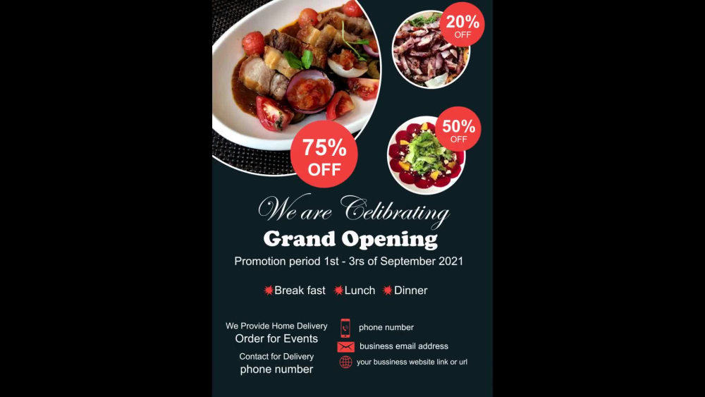 A printable poster design to promote your product and services! | Upwork