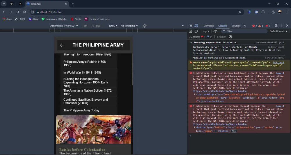 A fully functional web built using HTML, CSS, Python, and Ionic framework. | Upwork