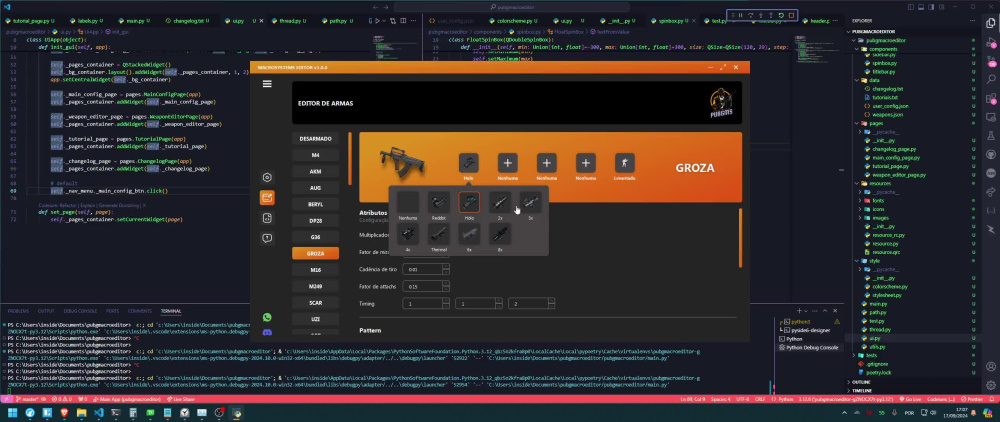 A modern interface in python using pyqt6 or pyside6 | Upwork