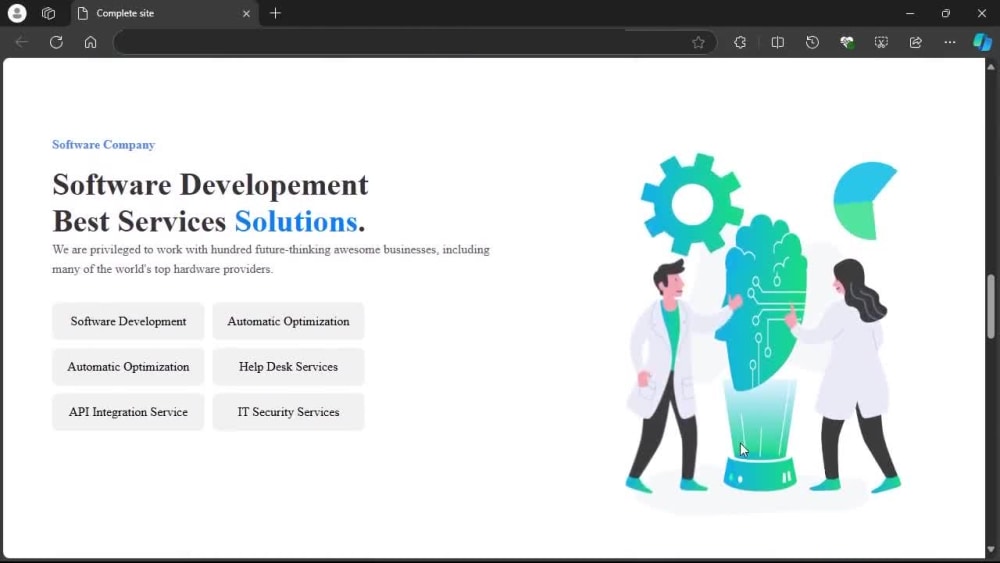 HTML, CSS, JavaScript based Website | Upwork