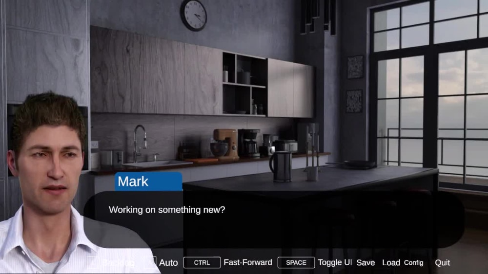 A visual novel built in unity. | Upwork
