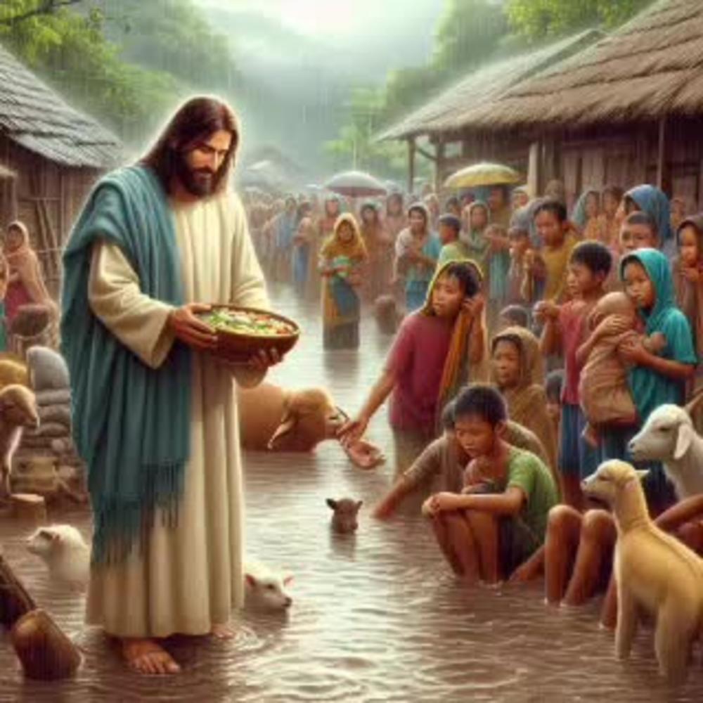 50 Inspiring Images of Jesus Christ Feeding the Poor bundle | Upwork