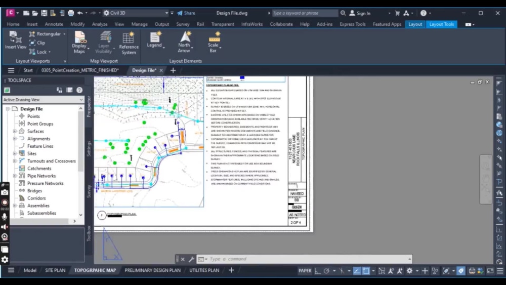 Proposed Site Plan, Grading and Drainage Plan According to City ...