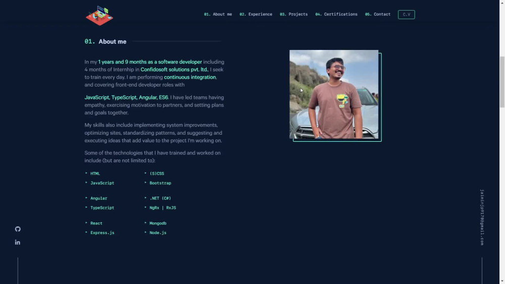 A fully functional, visually appealing, and responsive portfolio website. | Upwork