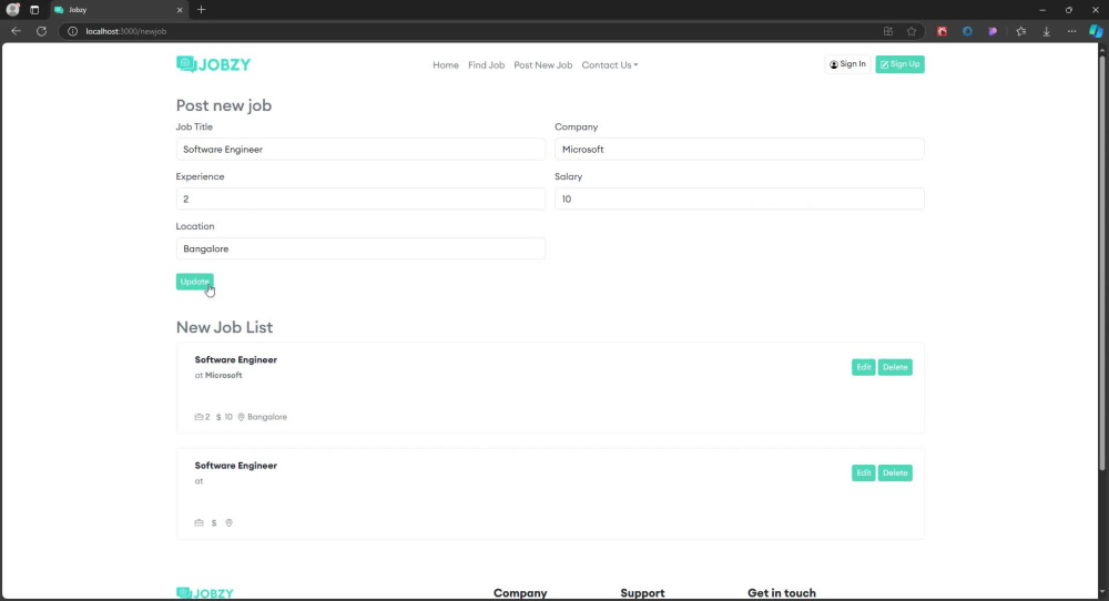 Any React based project for personal/small business purpose with no backend | Upwork