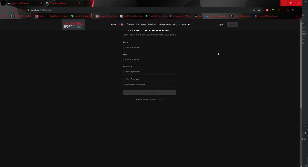 A fully functional frontend to your website | Upwork