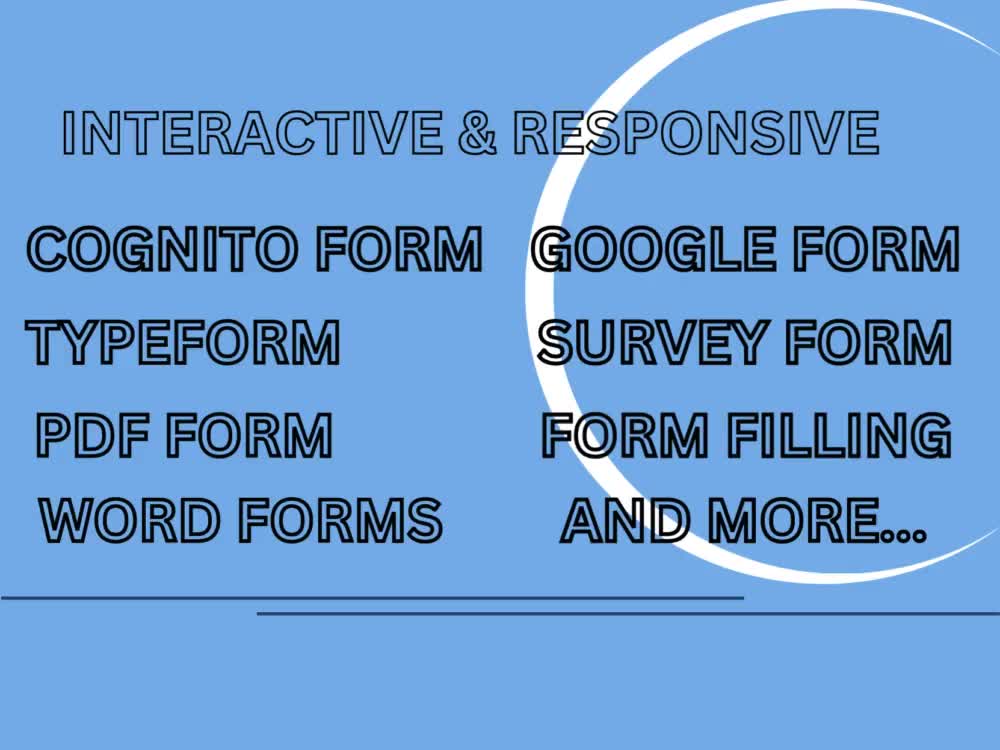 I will do custom forms surveys, quizzes, interactive pdf and ...
