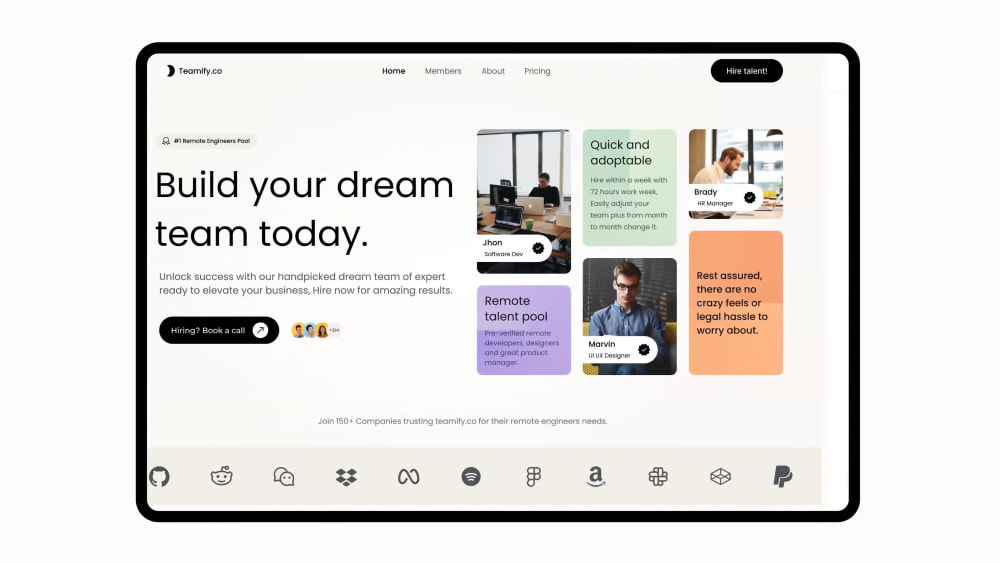 An Award-winning Website UI/UX Design in Figma | Upwork