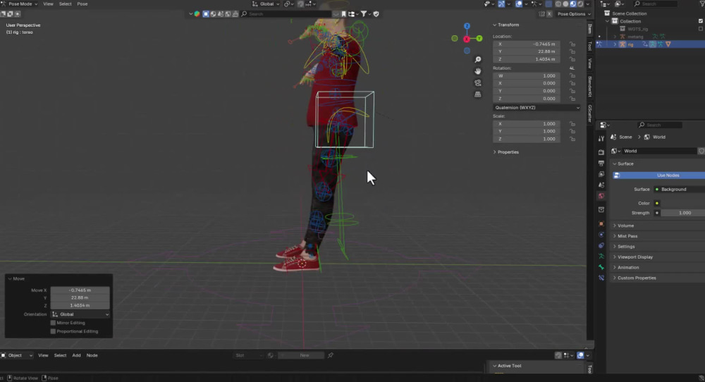 A Professional 3D Character Rig in Blender. | Upwork