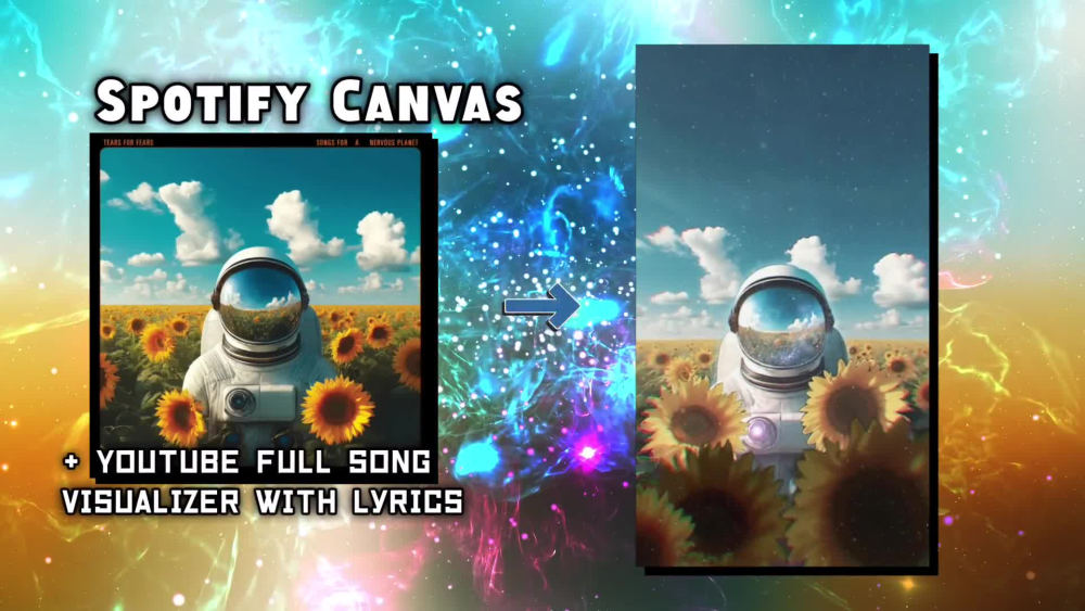 An engaging animated Spotify Canvas video from album cover artwork | Upwork