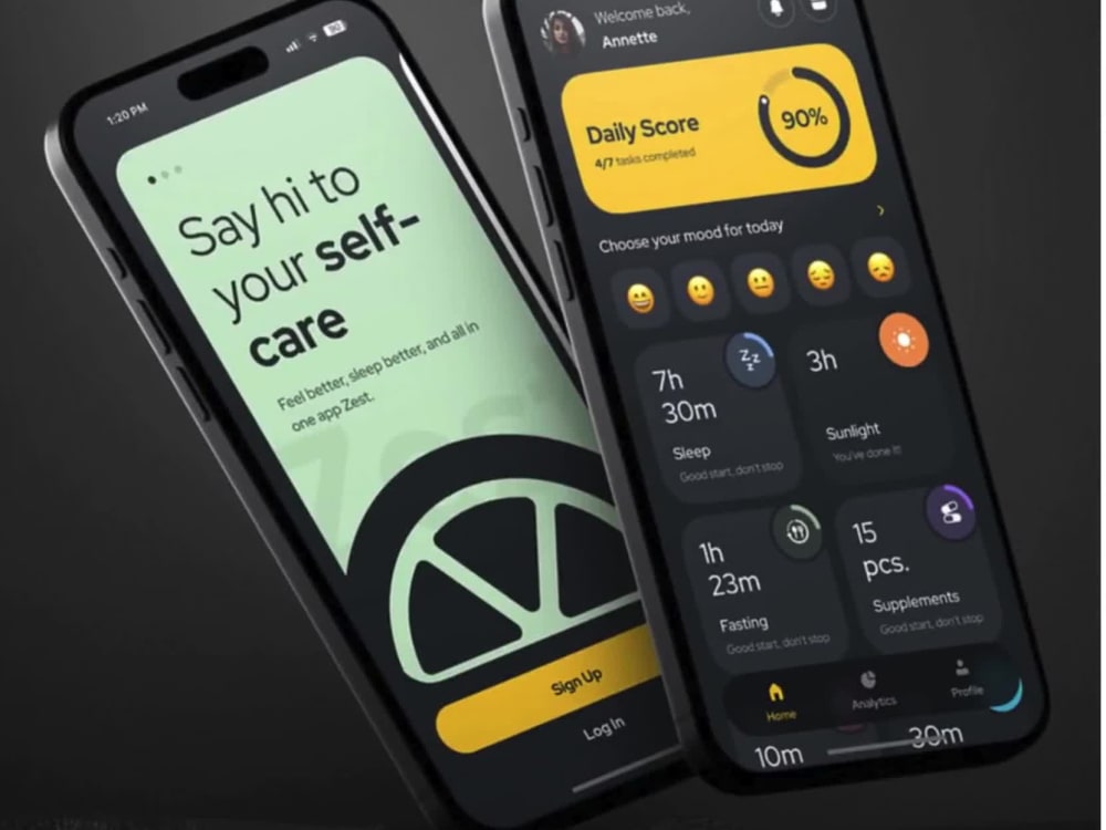 Mobile app UI UX design, figma prototype, android or ios flutter flow ...