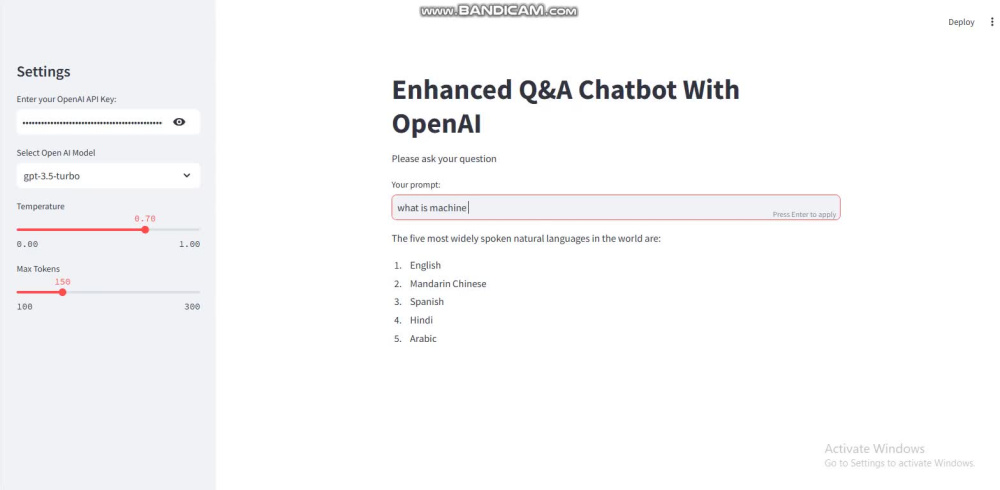 Build a smart ai chatbot using openai, langchain, and more | Upwork