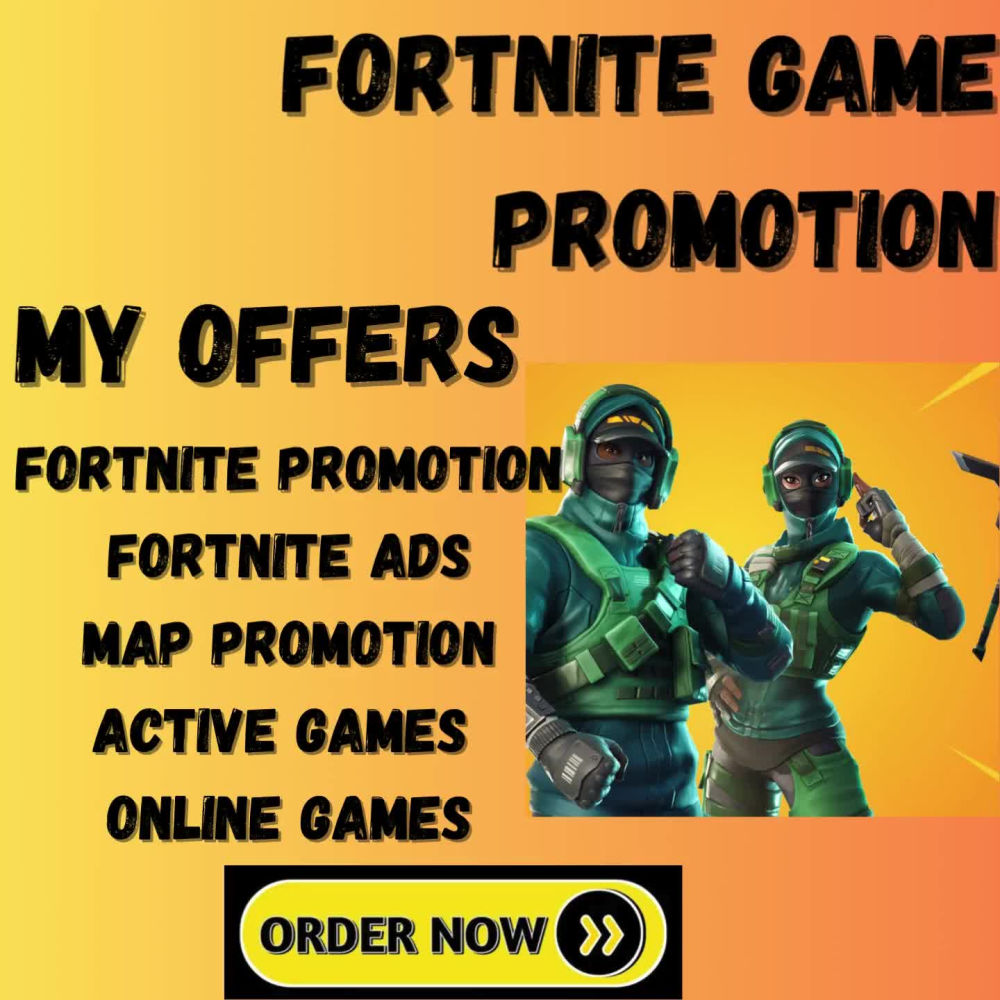 Fortnite game promotion fortnite map and steam game promotion | Upwork