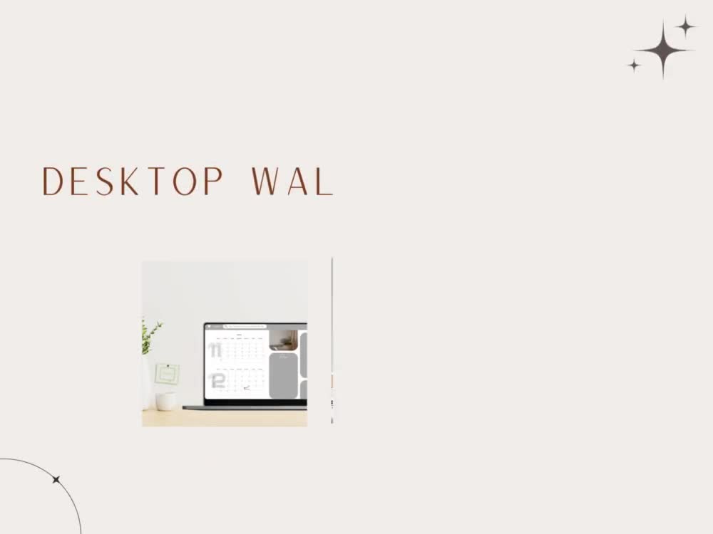 A Personalized Aesthetic Desktop Wallpaper Featuring Your Name or Brand ...