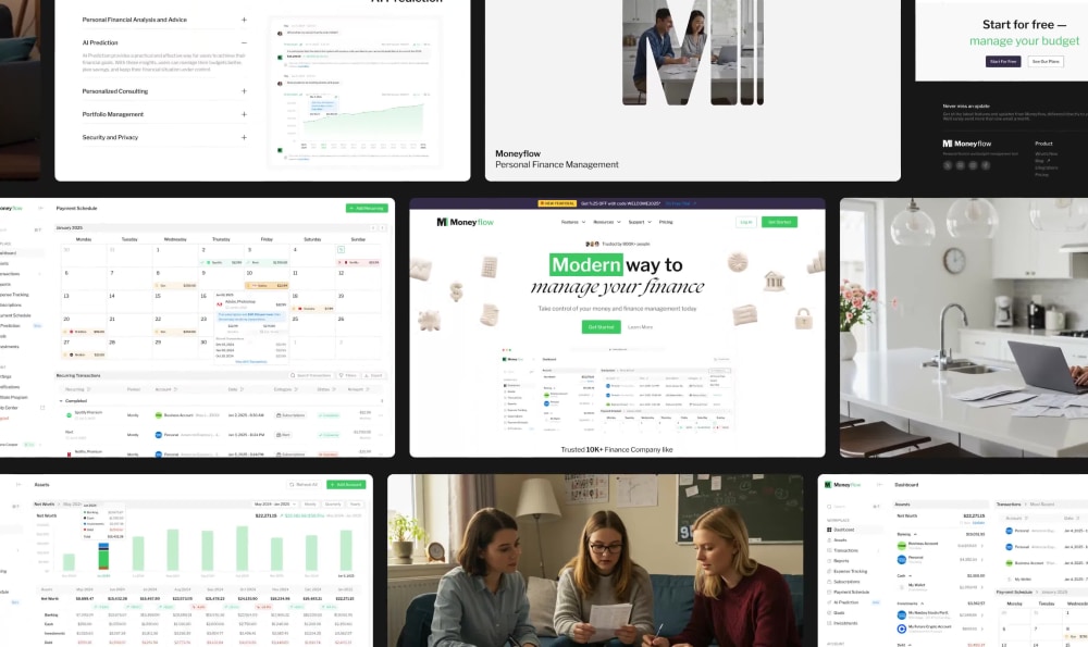 A figma UI kit from finance platform UX UI case study | Upwork