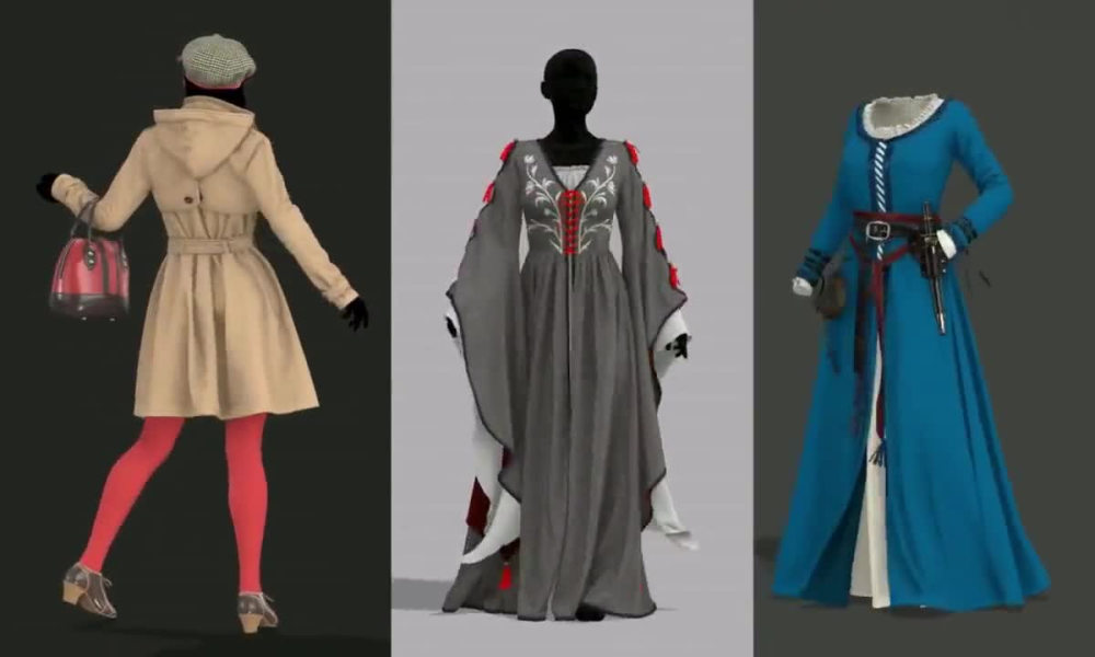 Clo3D, 3d clothing animation, 3d Fashion model, renderings, animation ...