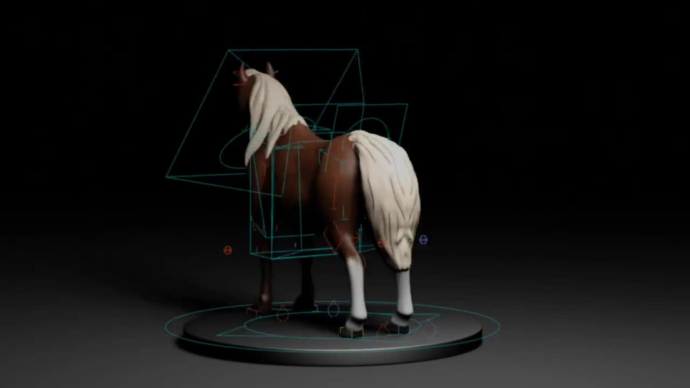 Realistic 3d animal model fur xgen texture game film animation 3d ...