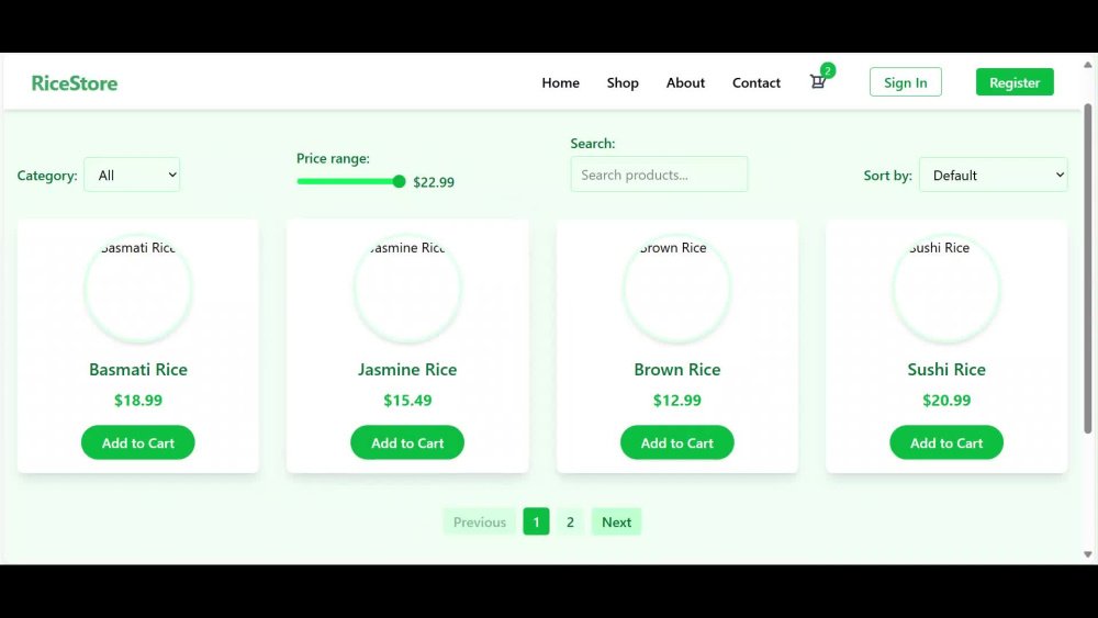 A Responsive E-Commerce Website Using React and Tailwind CSS | Upwork