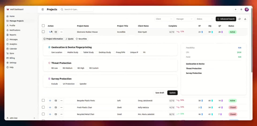 Custom Admin Dashboard | ReactJS, NextJS, Tailwind CSS, Shadcn UI | Upwork