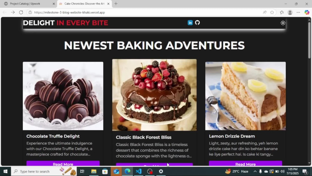 Responsive Website with Next.js, Tailwind CSS & TypeScript | Upwork