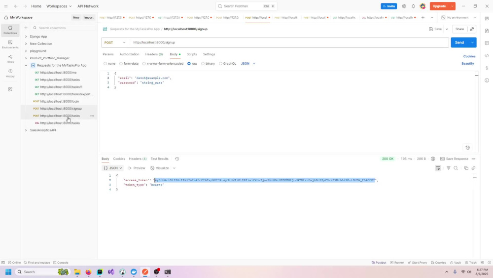 Custom Task Management Backend API (FastAPI, Docker, PostgreSQL, Celery) | Upwork