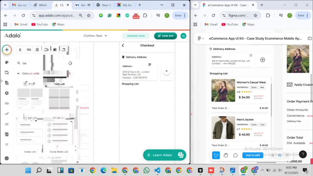 Adalo Bubble Figma Wireframe UI/UX App Development Developer | Upwork