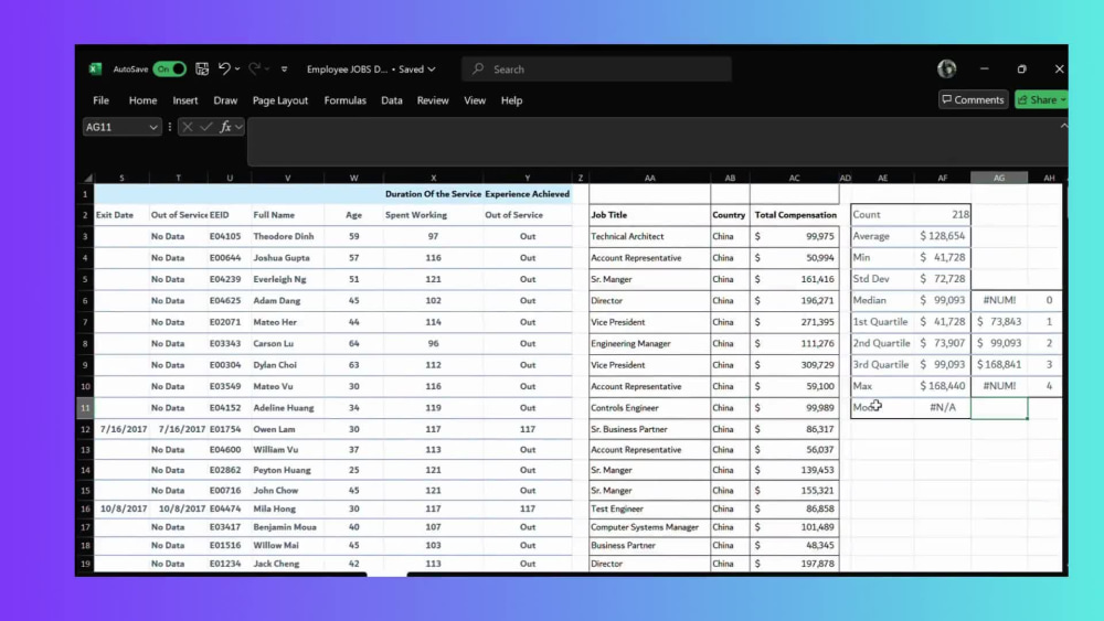 Excel Data Cleaning & Formatting | Upwork