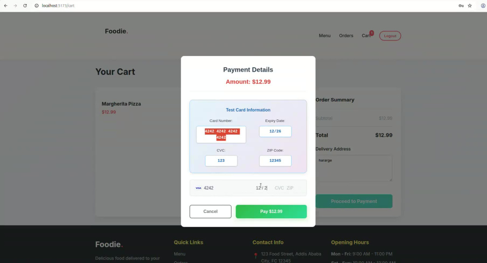 A food ordering web application using MERN stack with admin dashboard ...