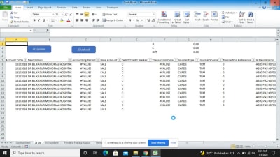 A macro file to import multiple csv files to excel file. | Upwork