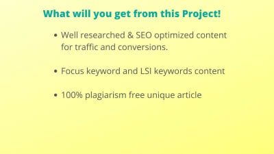 A SEO Optimized Article with Thumbnail image | Upwork