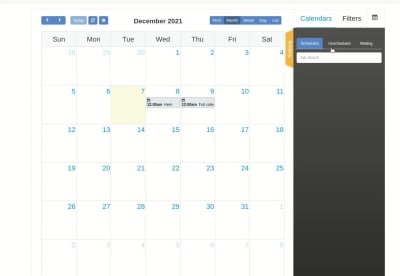 Your schedules booked with google calendar & full calendar. | Upwork