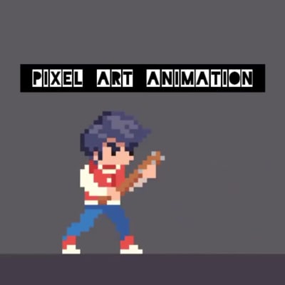 Pixel art animation 2d style | Upwork