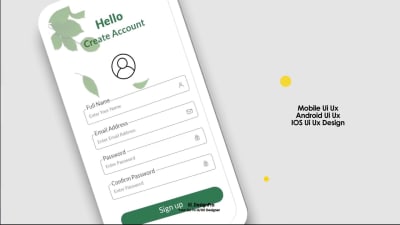 Ui ux and prototype mockup for your mobile app | Upwork