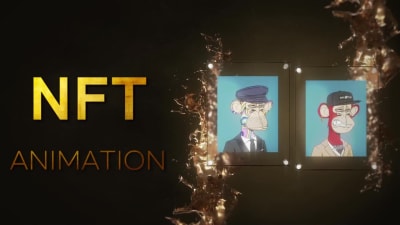 A premium trading NFT card in 3d animation | Upwork