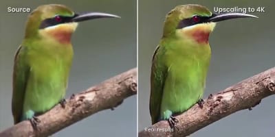An upscaled video from 720p to 4k | Upwork