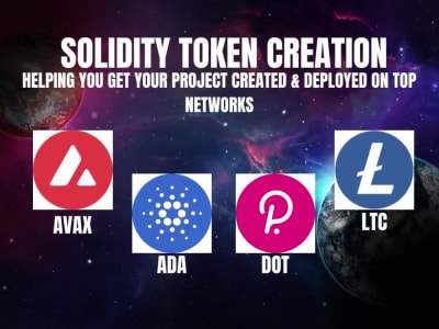 An amazing smart contract creation using solidity, token development ...