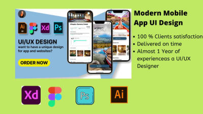 A Modern Mobile App UI design by Using Figma. | Upwork