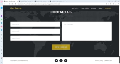 Responsive website with template bootstrap | Upwork