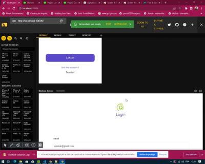 React native expo login screen | Upwork