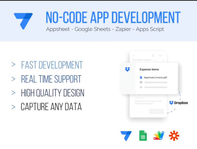 A no-code app using Appsheet | Upwork