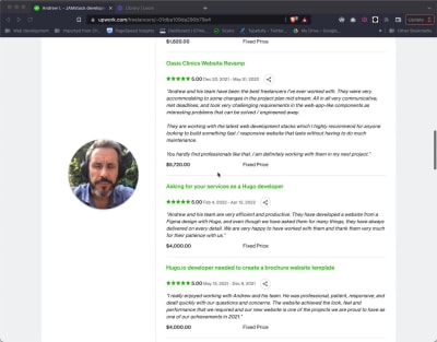 Book a Development & IT Consultation with Andrew I. | Upwork
