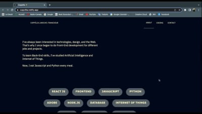 A Single page website using React | Upwork
