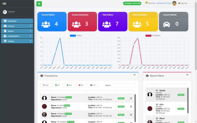 Realtime visitor/contractor headcount management system | Upwork