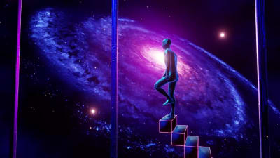 3d seamless animated loop for music or streamers | Upwork