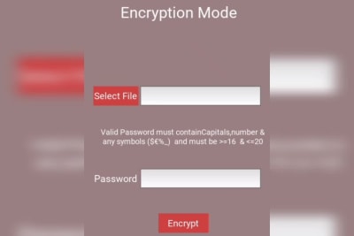 A responsive web app that encrypts and decrypt files | Upwork